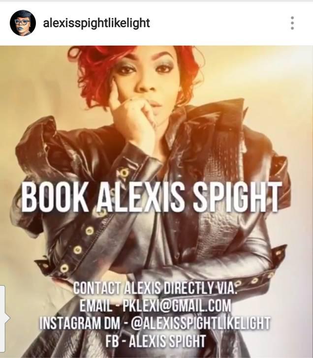 ALEXIS SPIGHT Has Something to Say!