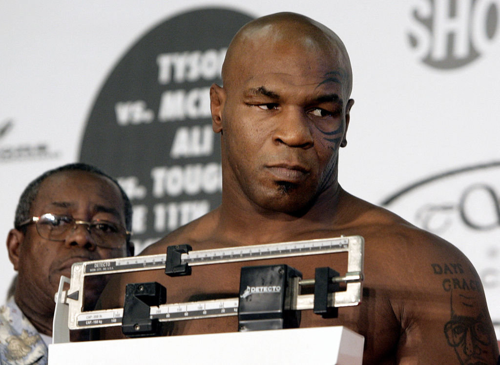 Mike Tyson, Riddick Bowe and Tim Witherspoon